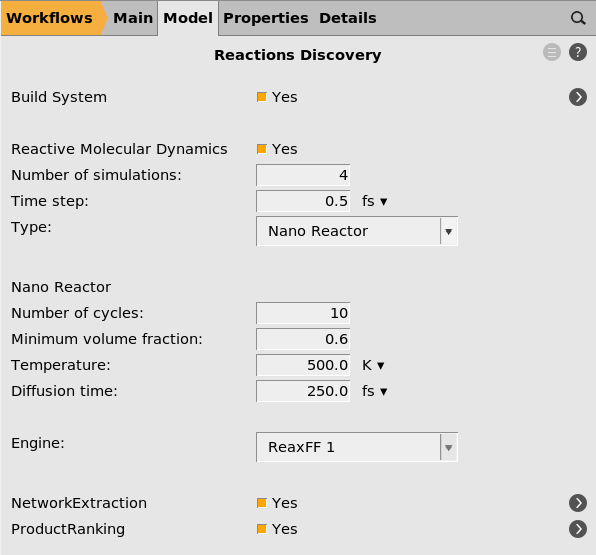 Reactions Discovery — Tutorials 2024.1 documentation