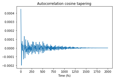IR spectrum from MD — PLAMS 2025.1 documentation