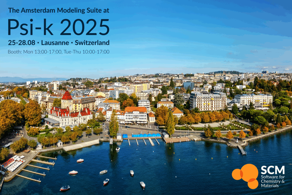 SCM at Psi-k 2025 in Lausanne - SCM